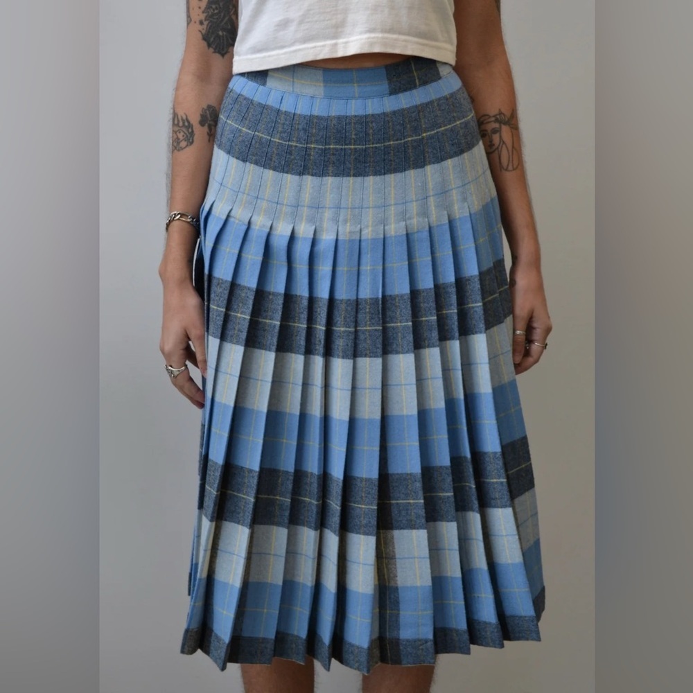 Pendleton, 50s Vintage Reversible Turnabout Skirt - Gem
